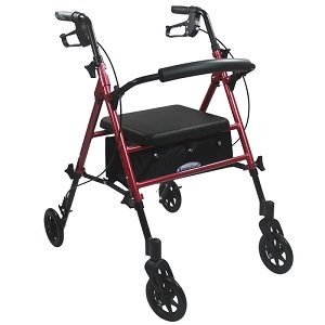 Kosmochem Folding Rollator Walker with seat
